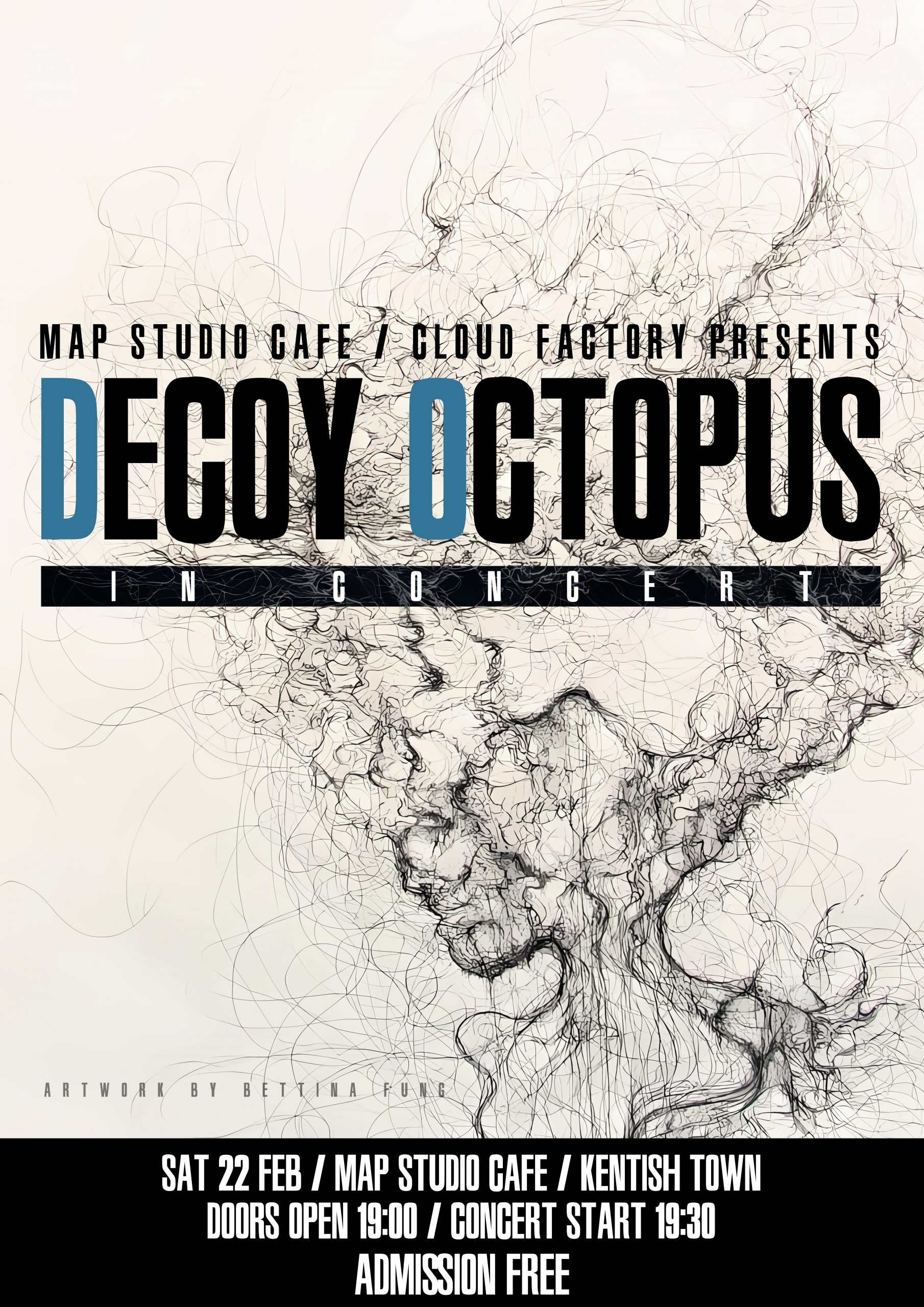 Decoy Octopus - MAP Studio Cafe, London